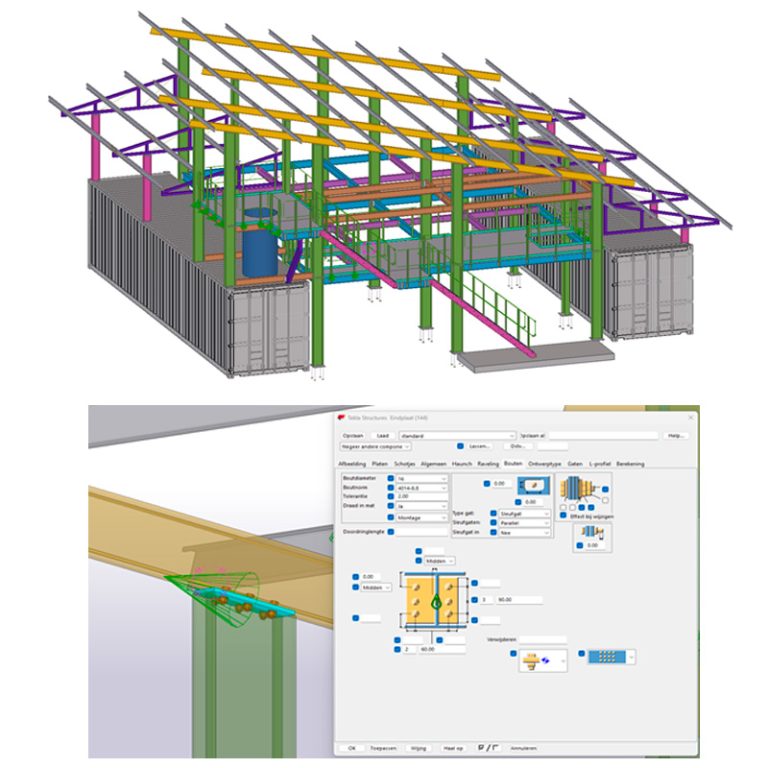 CKC Training Center rigging frame – Caribbean Structural Consultancy N.V.